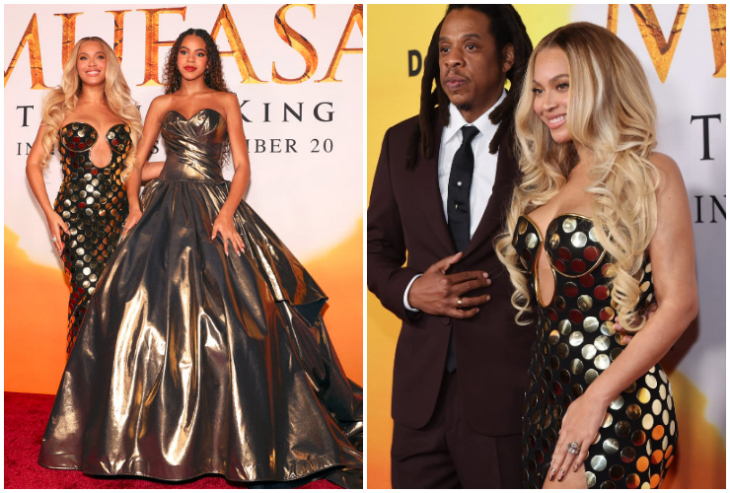 Семейна афера: Бионсе с дъщеря си Блу Айви и Джей Зи на червения килим | EVA.bg